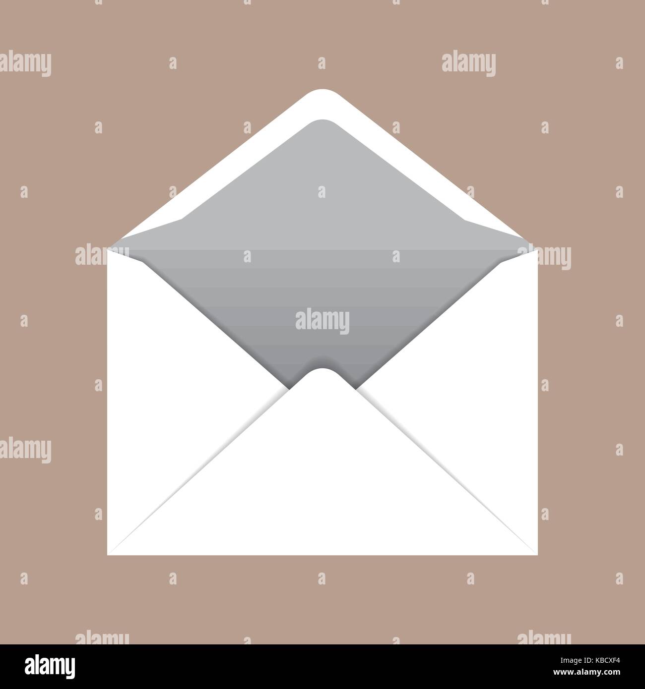 Open c6 envelope mockup, realistic style Stock Vector Image & Art - Alamy