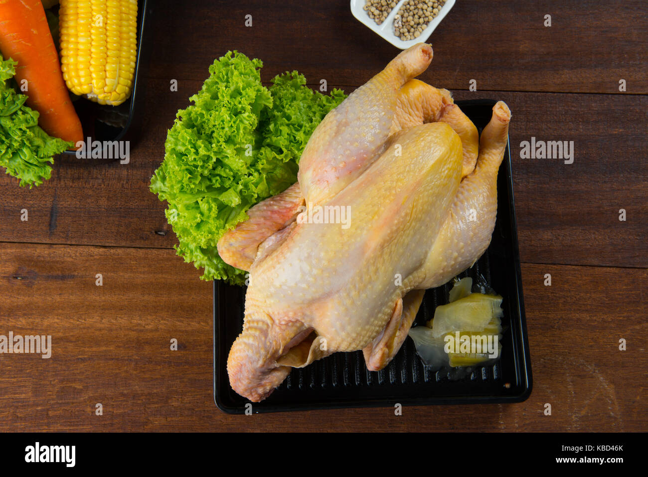 chinese steamed whole chicken Stock Photo - Alamy
