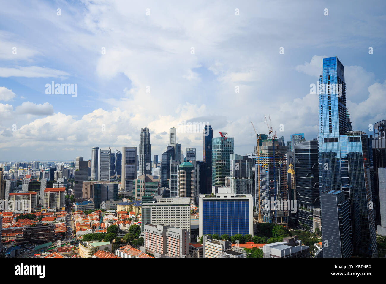 cityscape view of Singapore city Stock Photo - Alamy