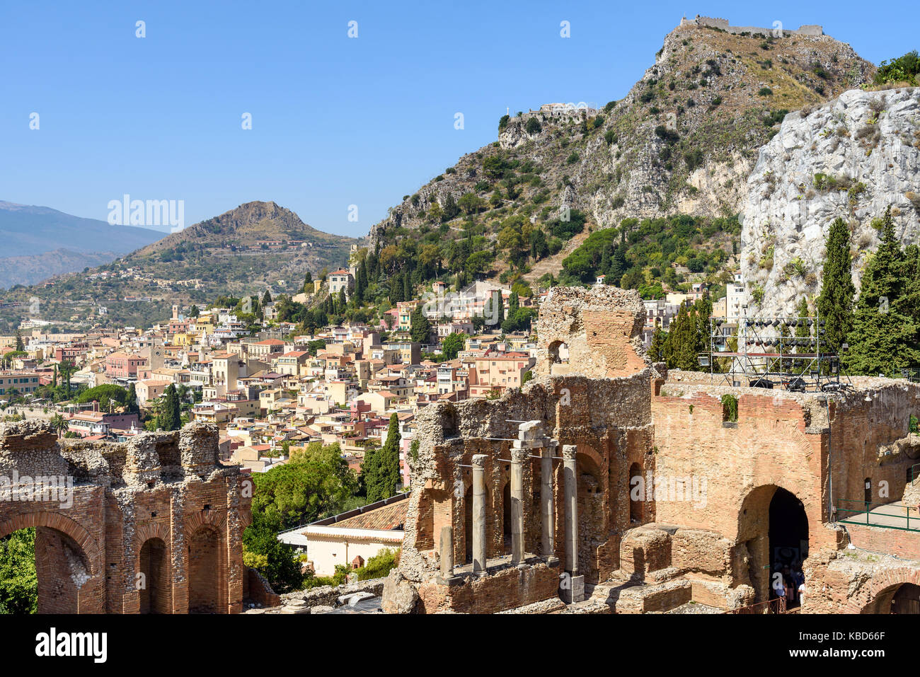 Taormina sicily from ancient hi-res stock photography and images - Alamy