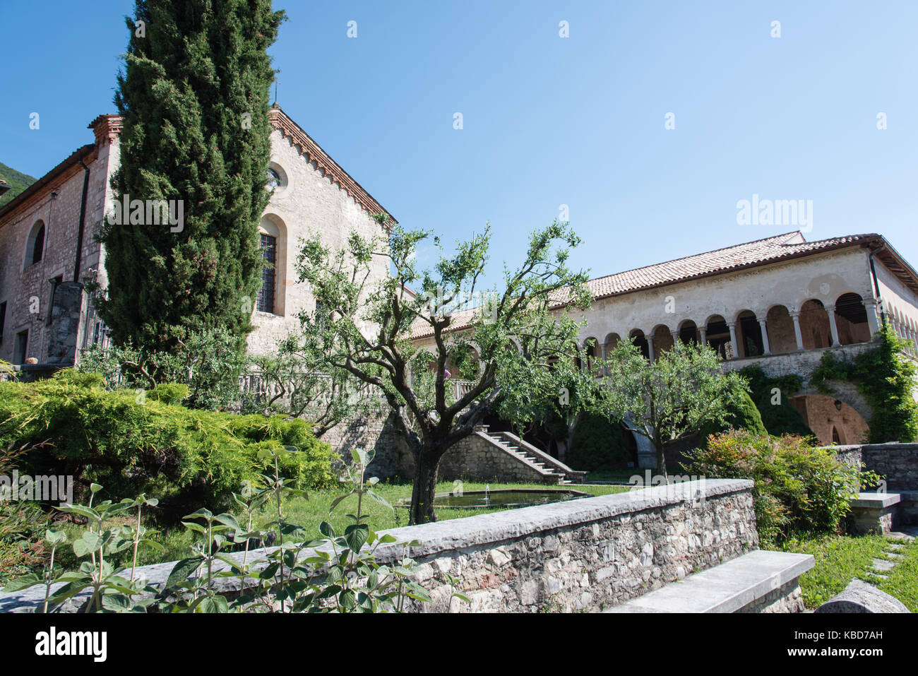 Art in the ancient Abbey of Follina Stock Photo - Alamy