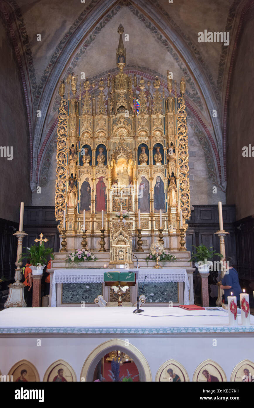 Art in the ancient Abbey of Follina Stock Photo - Alamy