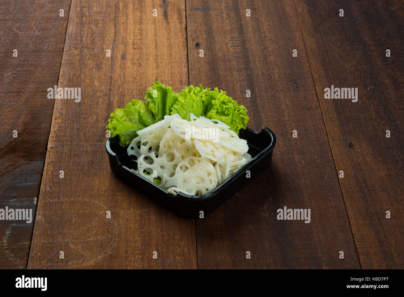 raw sliced lotus root Stock Photo - Alamy