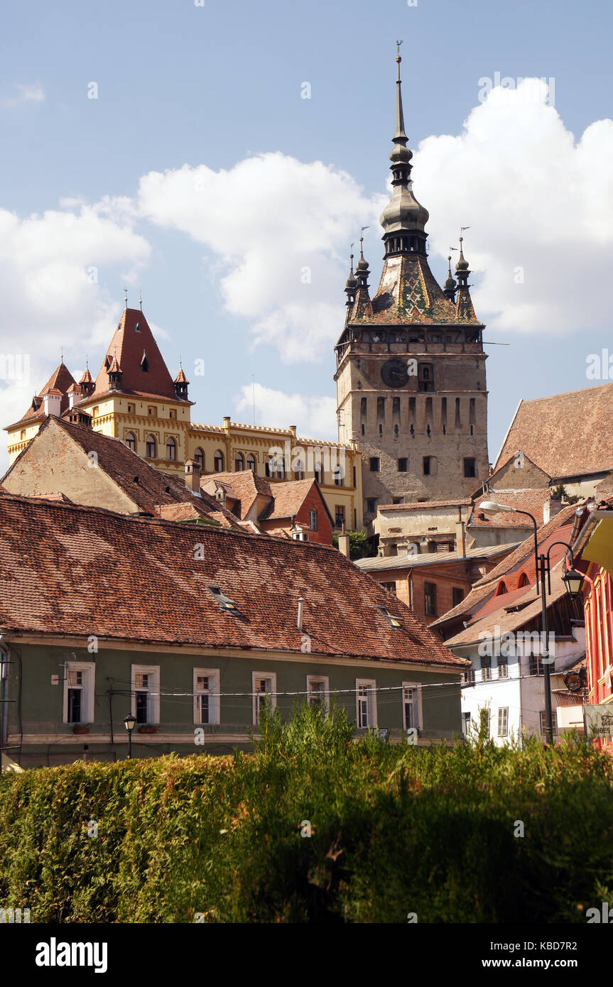 Sighisoara clock tower hi-res stock photography and images - Alamy
