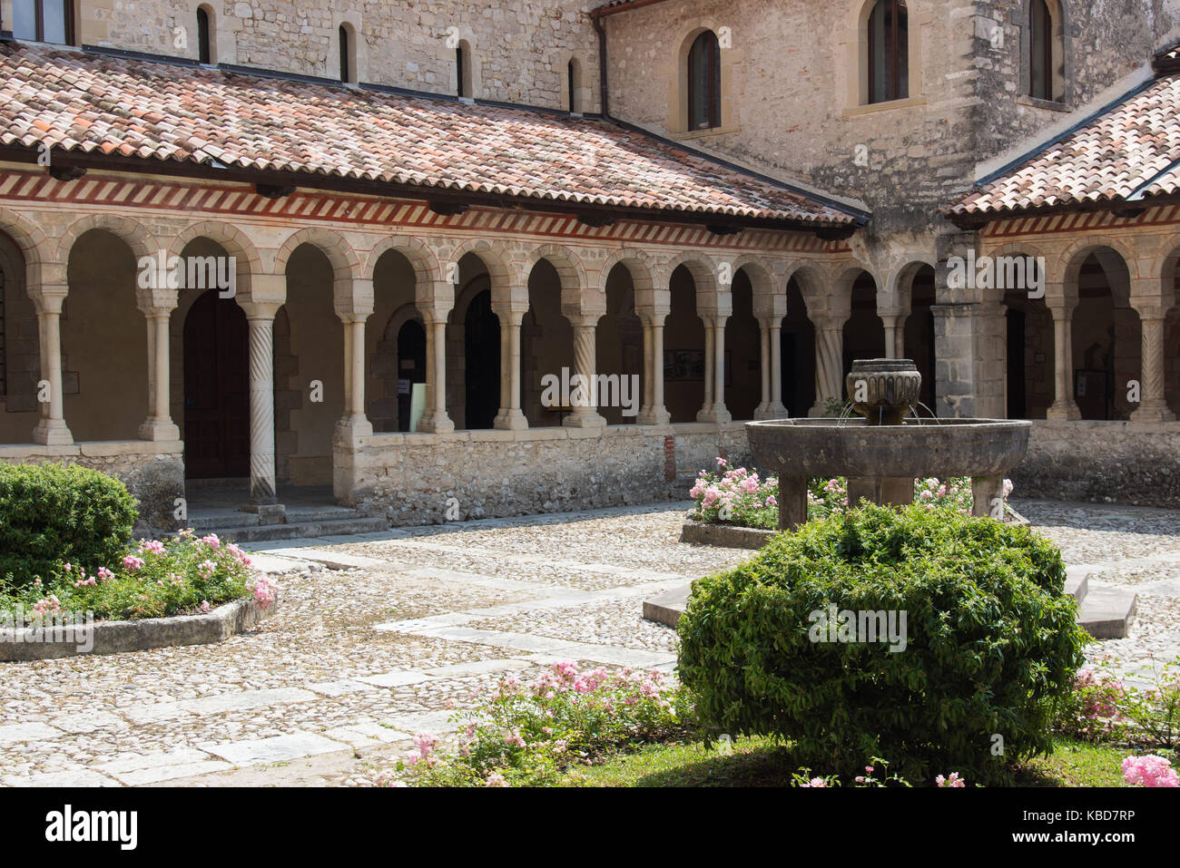 Art in the ancient Abbey of Follina Stock Photo - Alamy