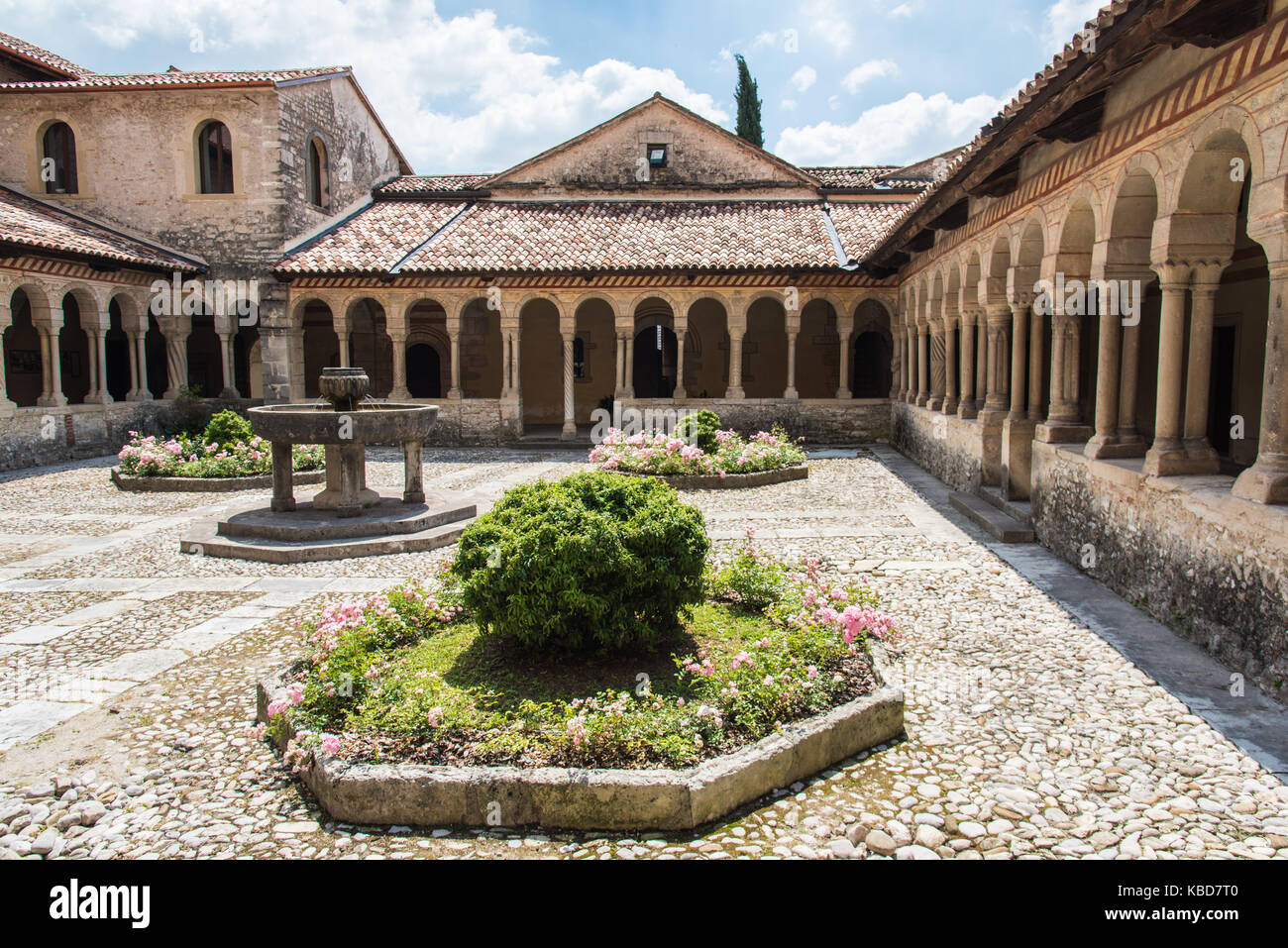 Art in the ancient Abbey of Follina Stock Photo - Alamy