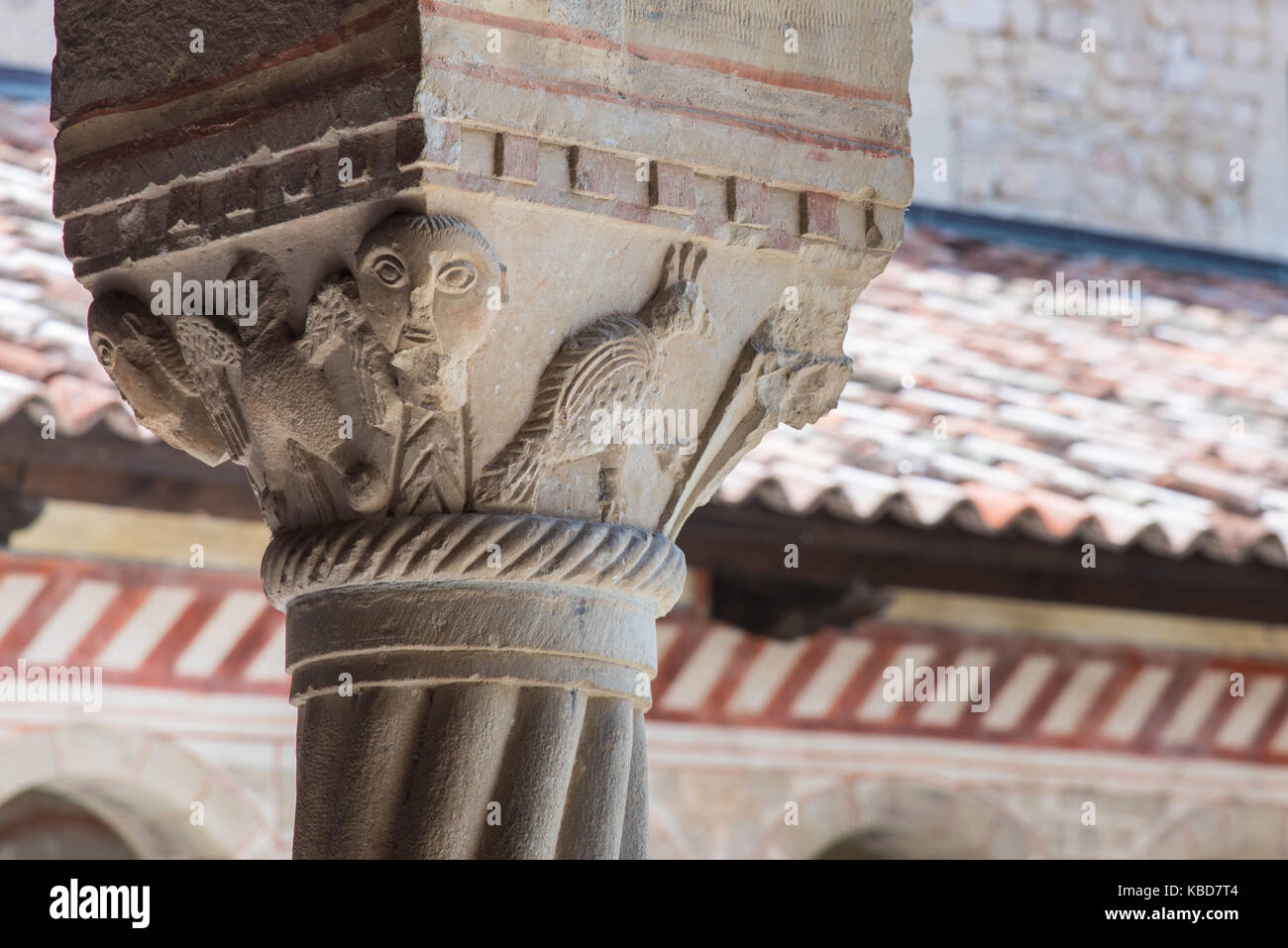 Art in the ancient Abbey of Follina Stock Photo - Alamy