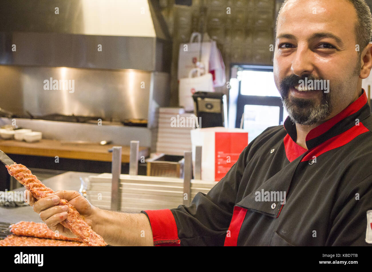 kebab to making Stock Photo - Alamy