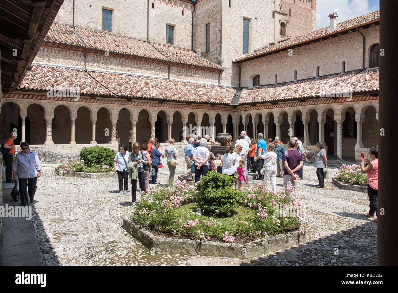 Art in the ancient Abbey of Follina Stock Photo - Alamy