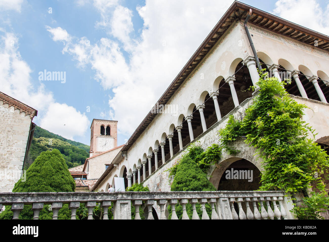 Art in the ancient Abbey of Follina Stock Photo - Alamy