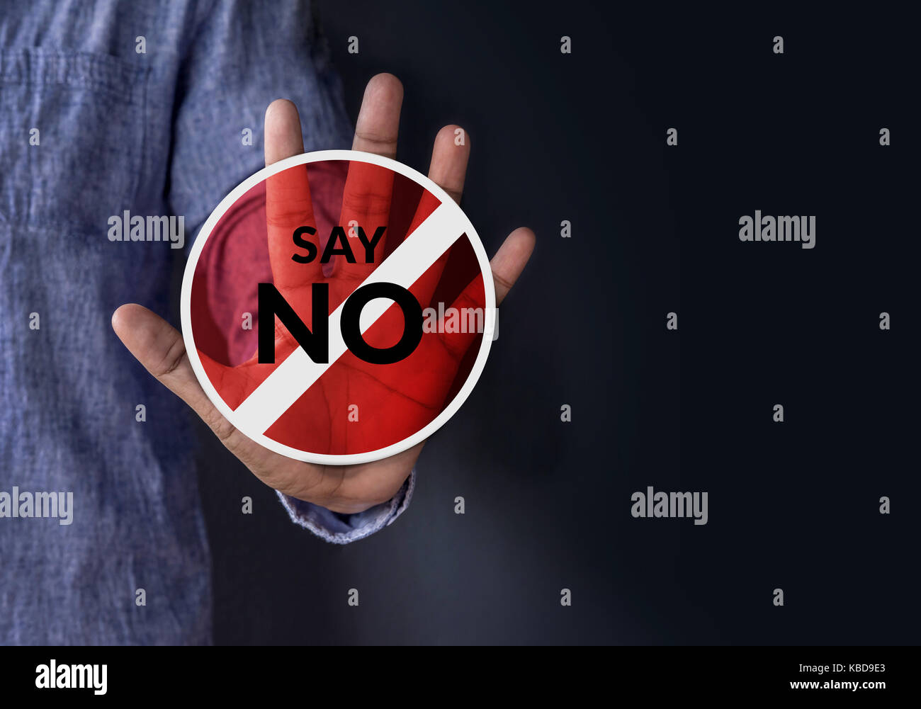 Say No To Racism Sign High Resolution Stock Photography and Images - Alamy