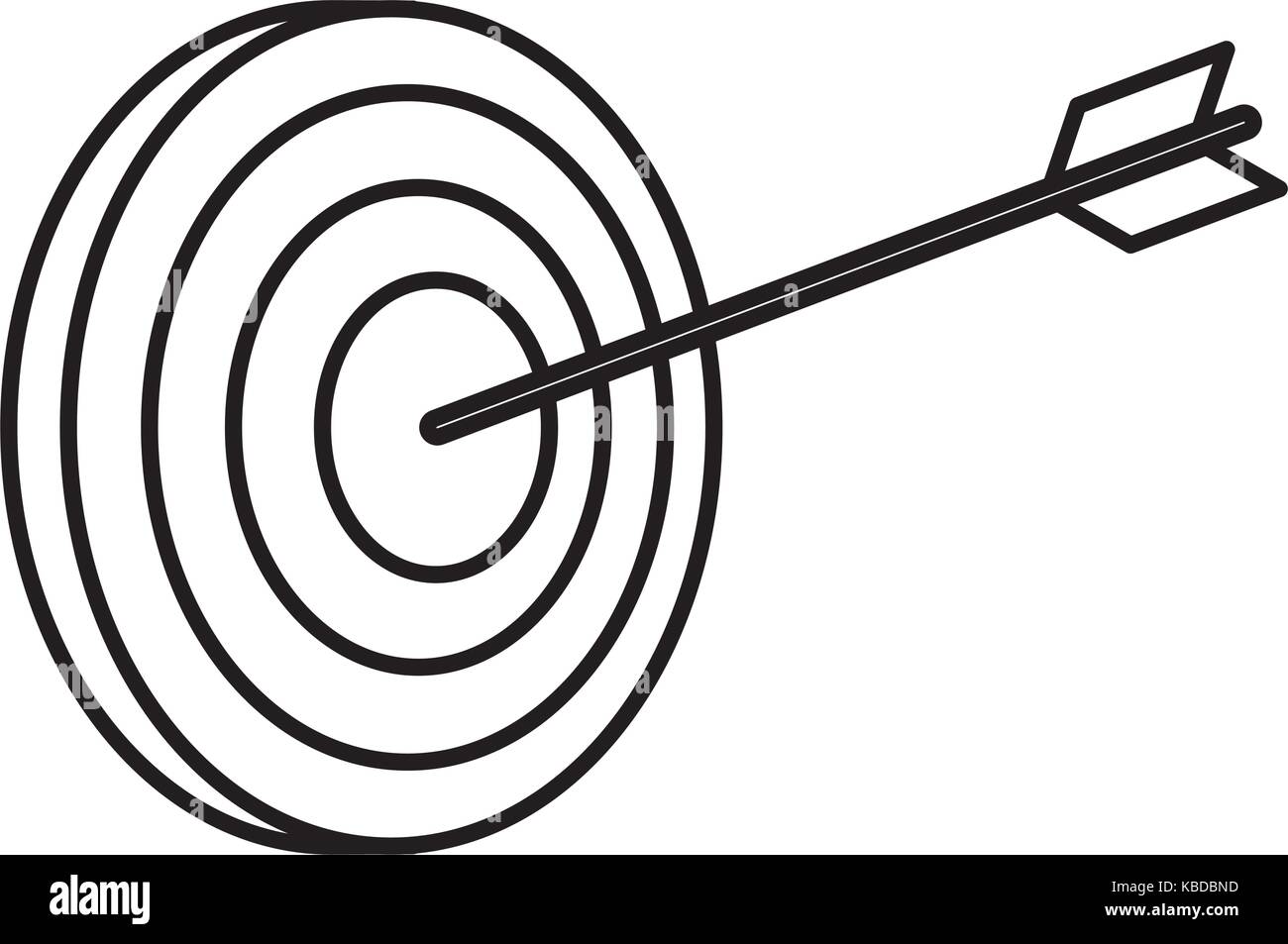 Target dartboard symbol Stock Vector Image & Art - Alamy