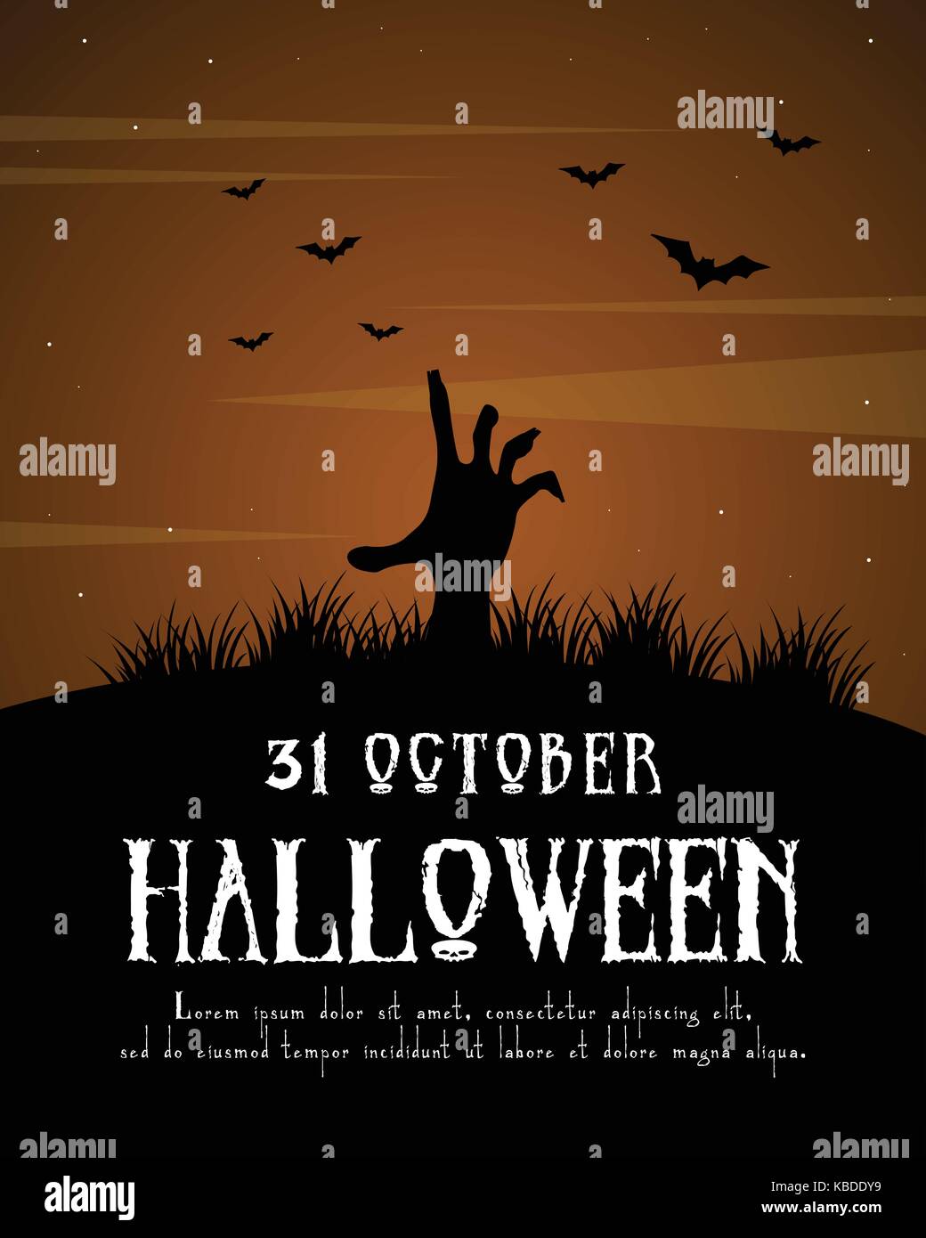 Halloween poster design collection stock Stock Vector Image & Art - Alamy