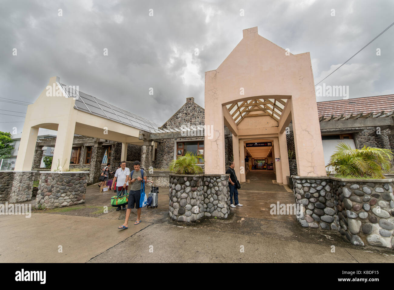 Sep 20,2017 main gate at Basco airport, Batanes, Philippines Stock ...