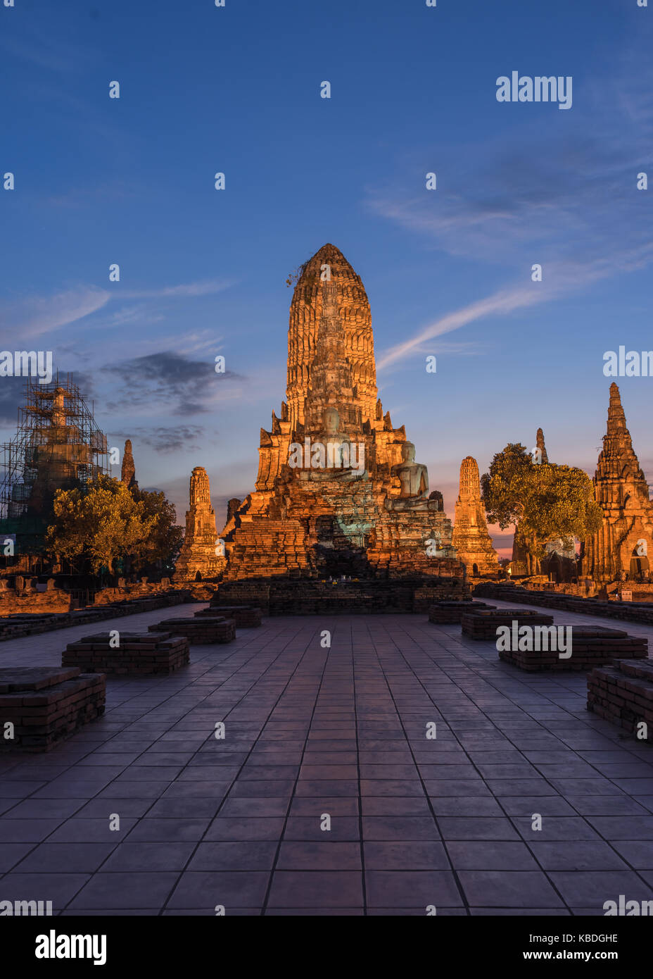 Wat Chai Watthanaram temple Ayuthaya ,Thailand Stock Photo - Alamy