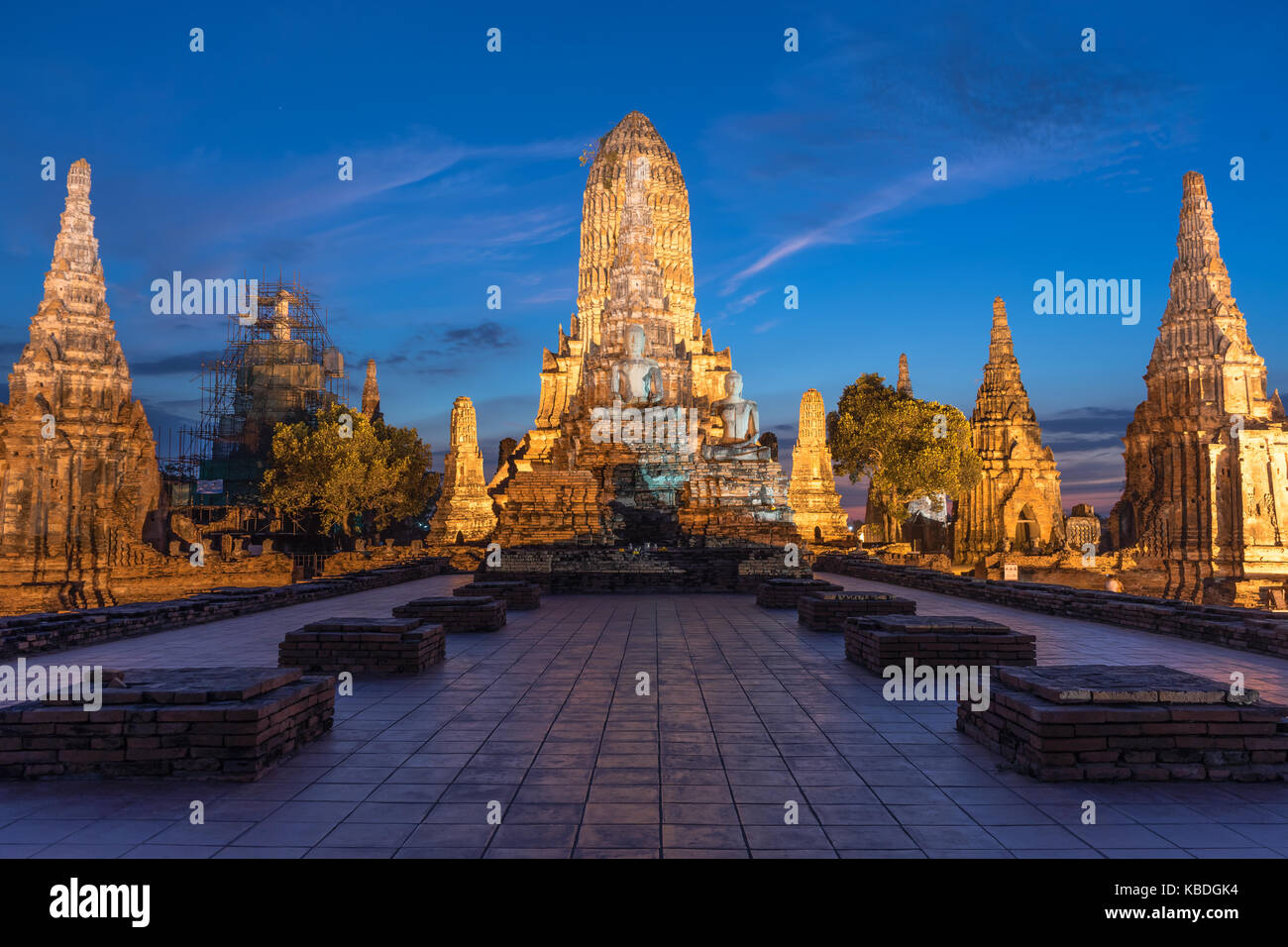 Wat Chai Watthanaram temple Ayuthaya ,Thailand Stock Photo - Alamy