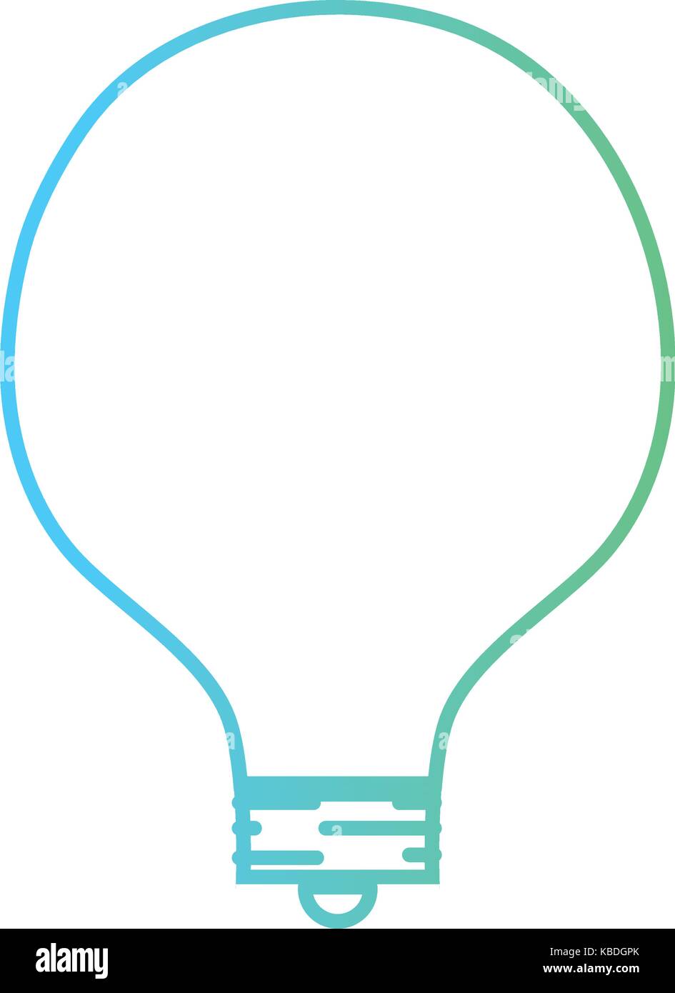 line energy bulb to illuminate places Stock Vector Image & Art - Alamy