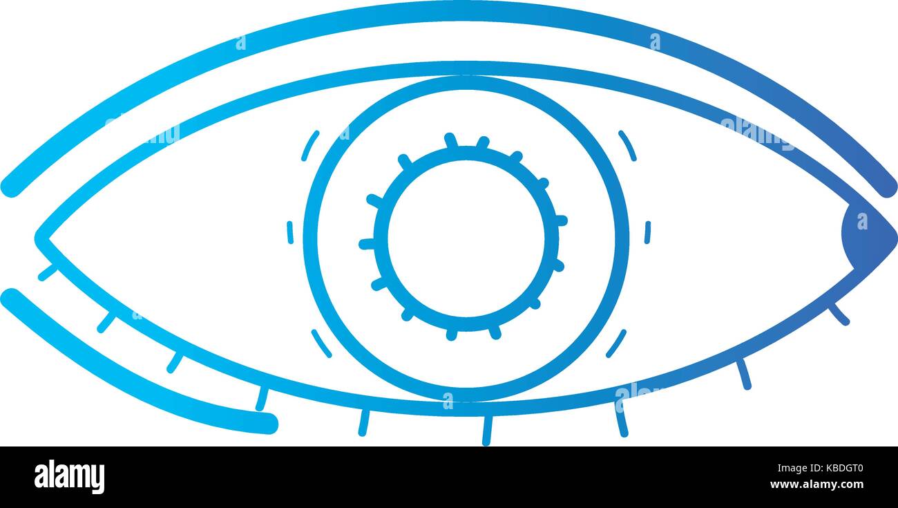 line heathy eye vision and optical care Stock Vector Image & Art - Alamy