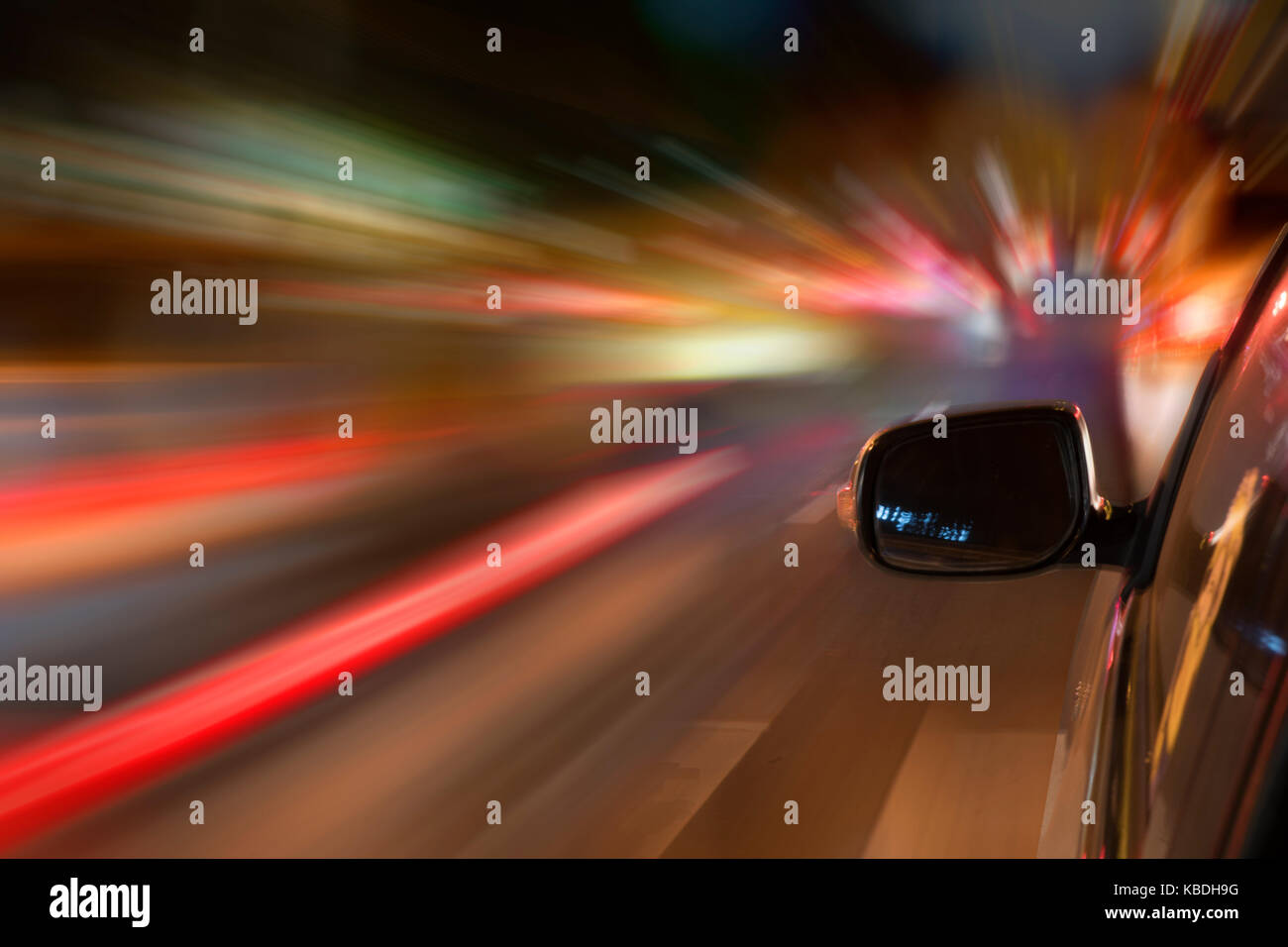 car on the road with motion blur background Stock Photo - Alamy
