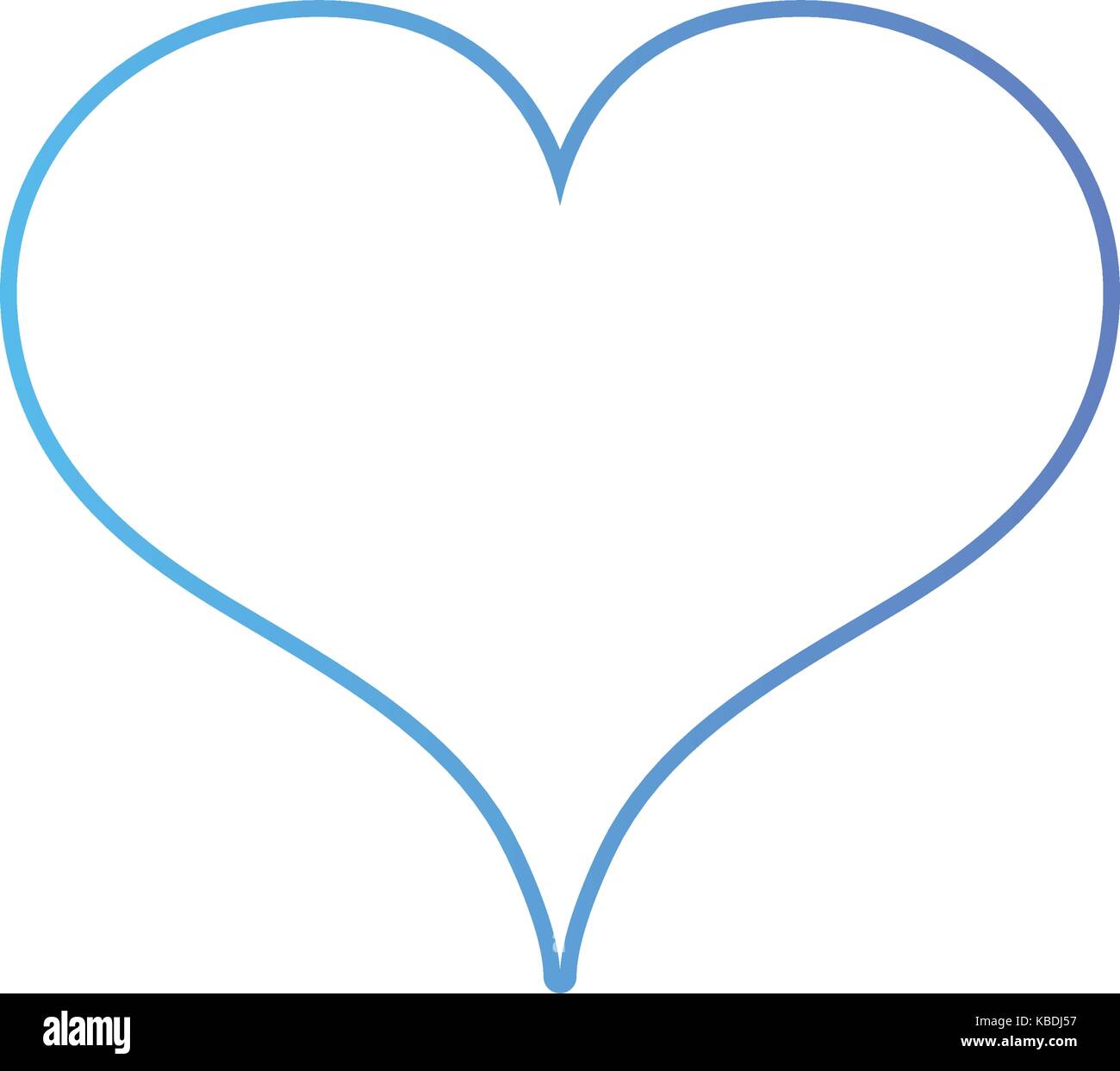 line beauty heart a romance decoration design Stock Vector Image & Art ...