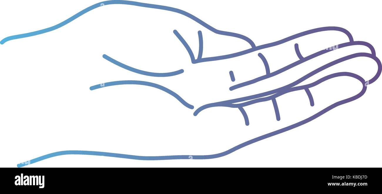 line person hand with finger and figures Stock Vector Image & Art - Alamy