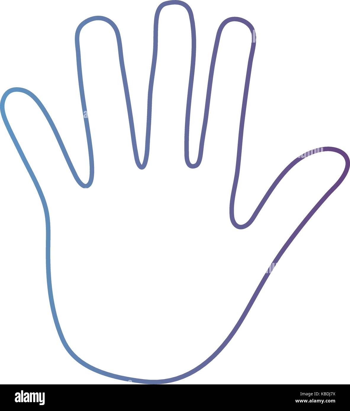 line person hand with finger and figures Stock Vector Image & Art - Alamy