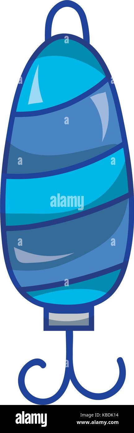 spoons fish object to fishing recreation Stock Vector Image & Art - Alamy