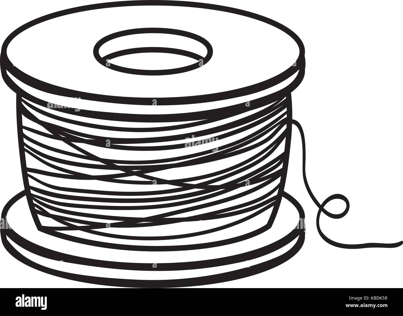 line nylon fish object to fishing recreation Stock Vector Image & Art ...