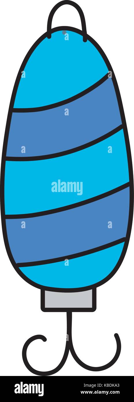 spoons fish object to fishing recreation Stock Vector Image & Art - Alamy