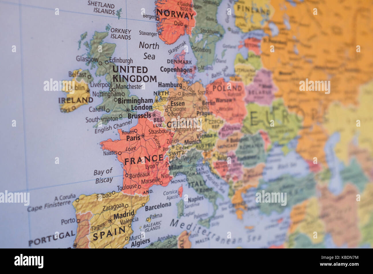 Map Of Europe High Resolution Stock Photography and Images - Alamy