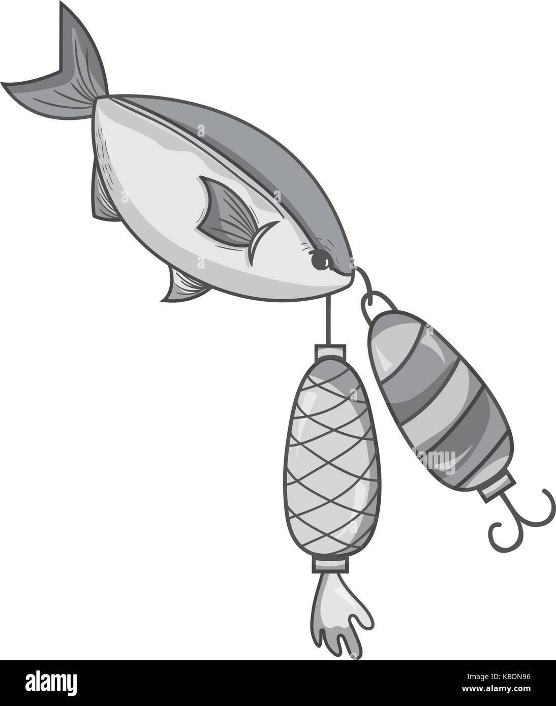 Fishing Lure Coloring Page