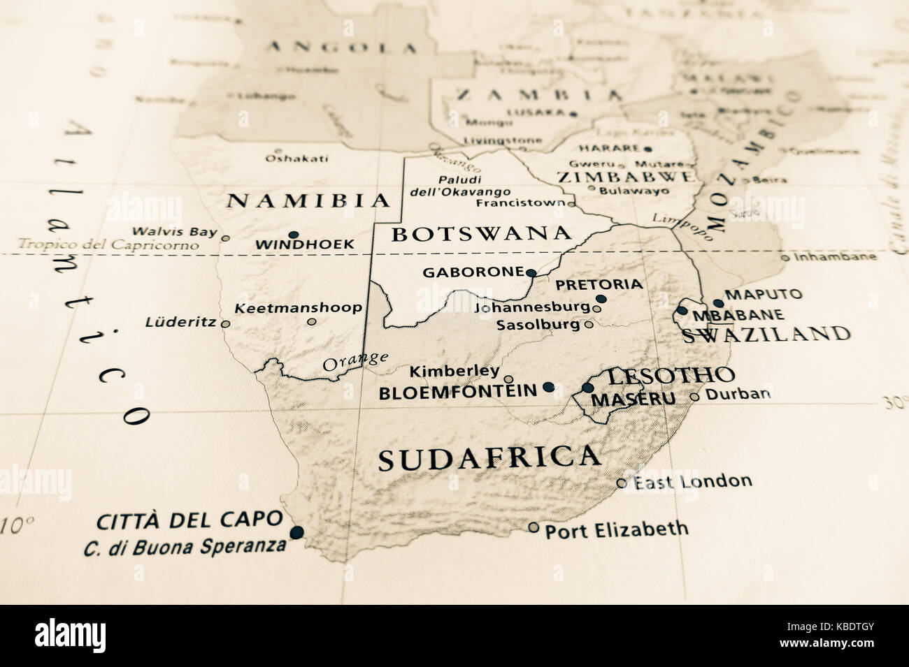 South Africa map Stock Photo - Alamy