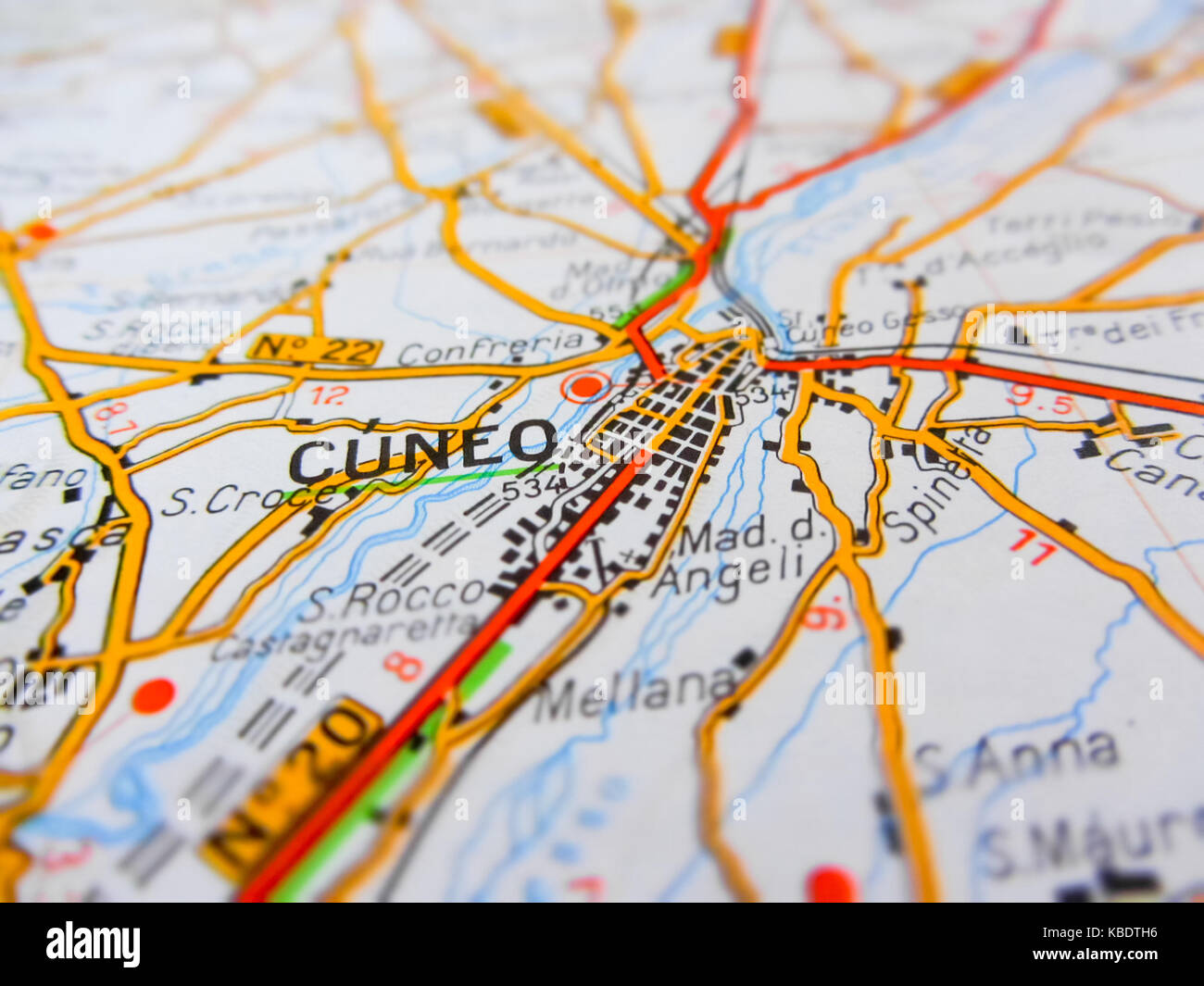 Map Of Cuneo High Resolution Stock Photography and Images - Alamy