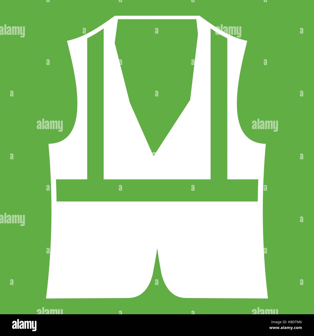 Vest icon green Stock Vector Image & Art - Alamy