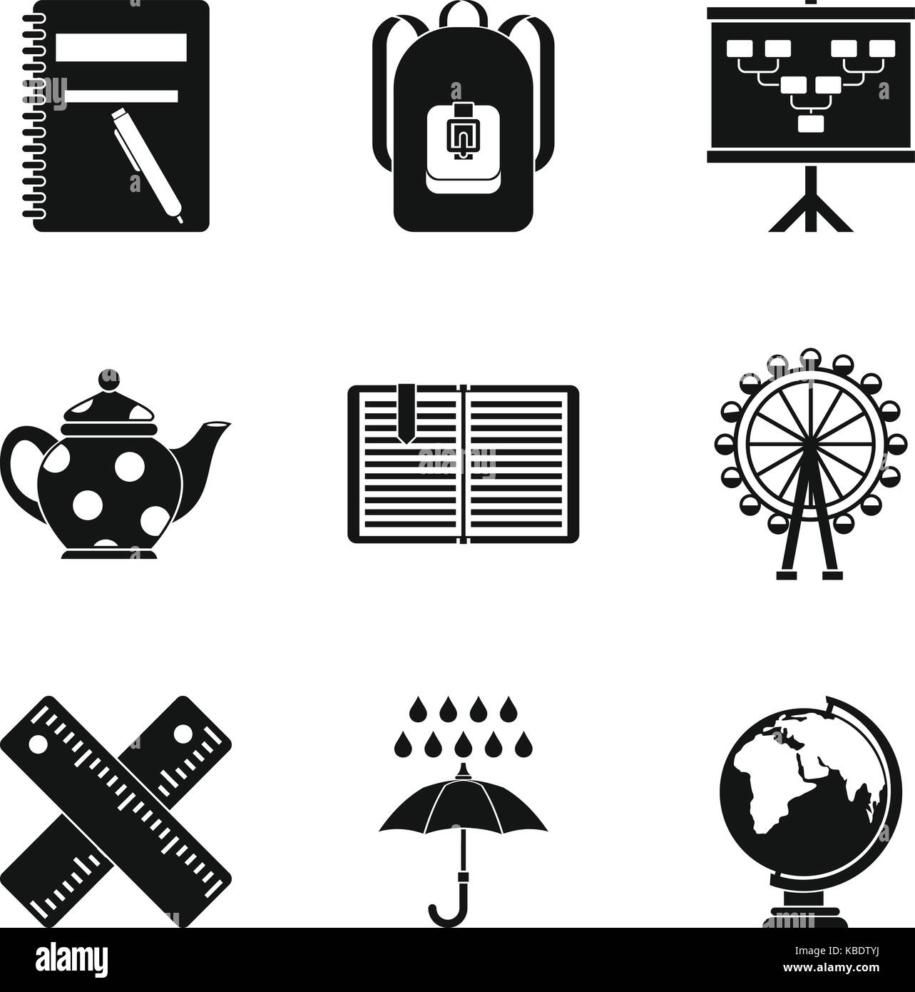 Teenager and computer and high school Stock Vector Images - Alamy