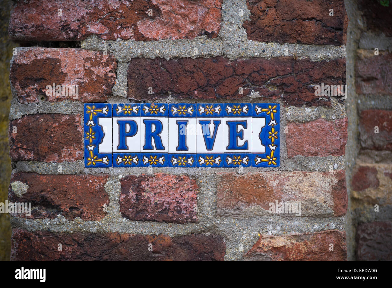 Prive sign hi-res stock photography and images - Alamy