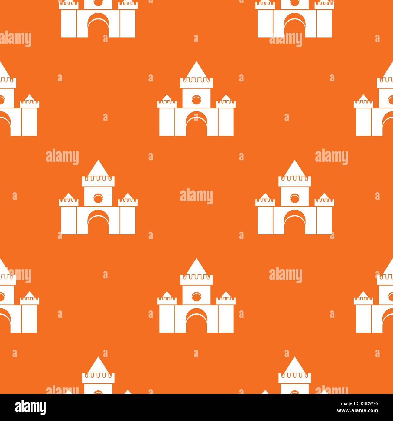 Fairytale castle pattern seamless Stock Vector Image & Art - Alamy