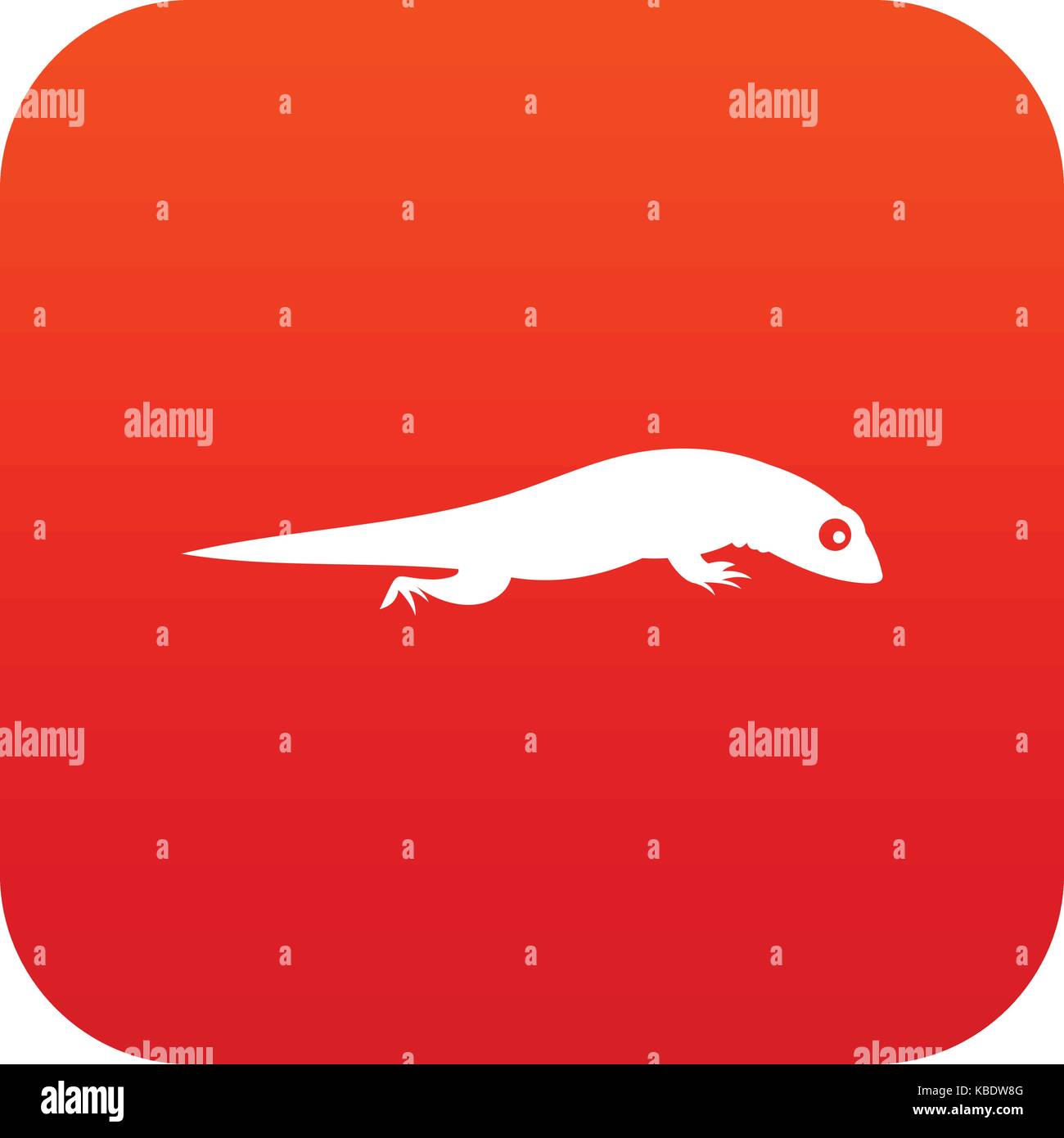 Lizard icon digital red Stock Vector Image & Art - Alamy