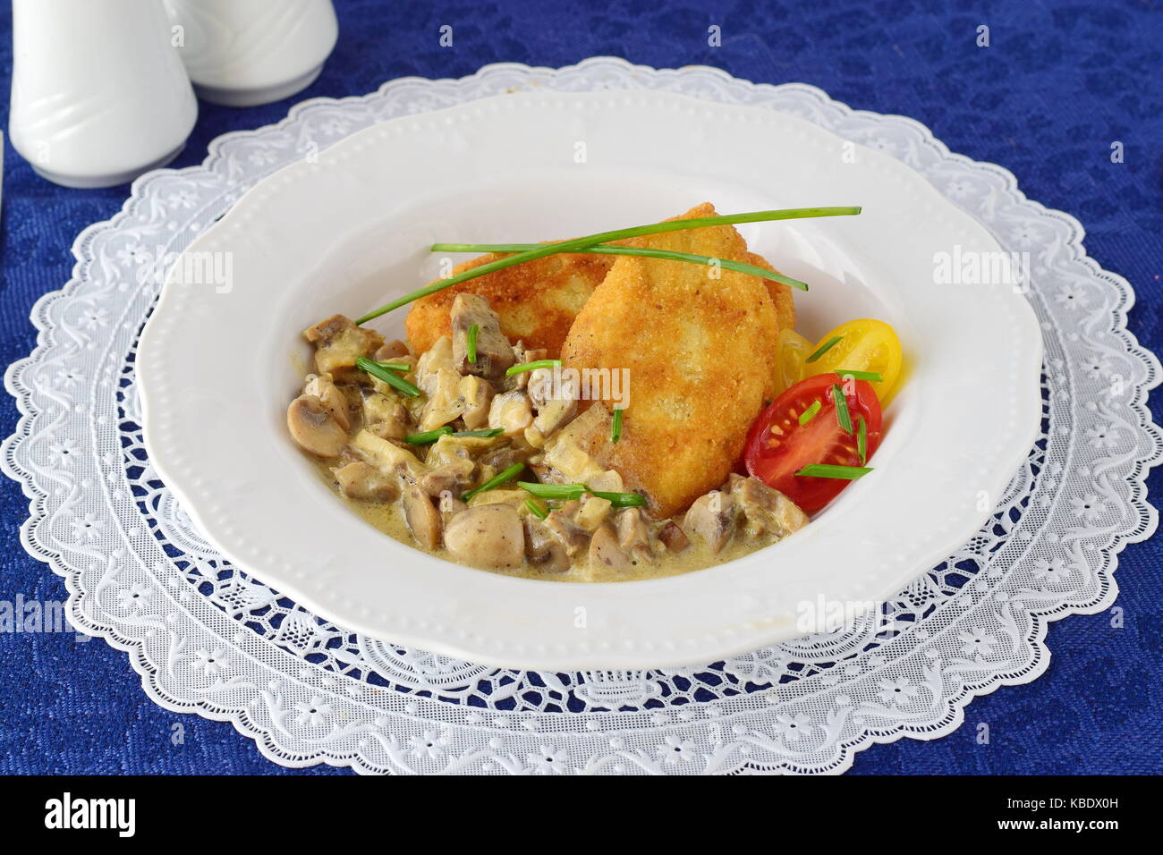 Healthy food concept blue plate hi-res stock photography and images - Alamy