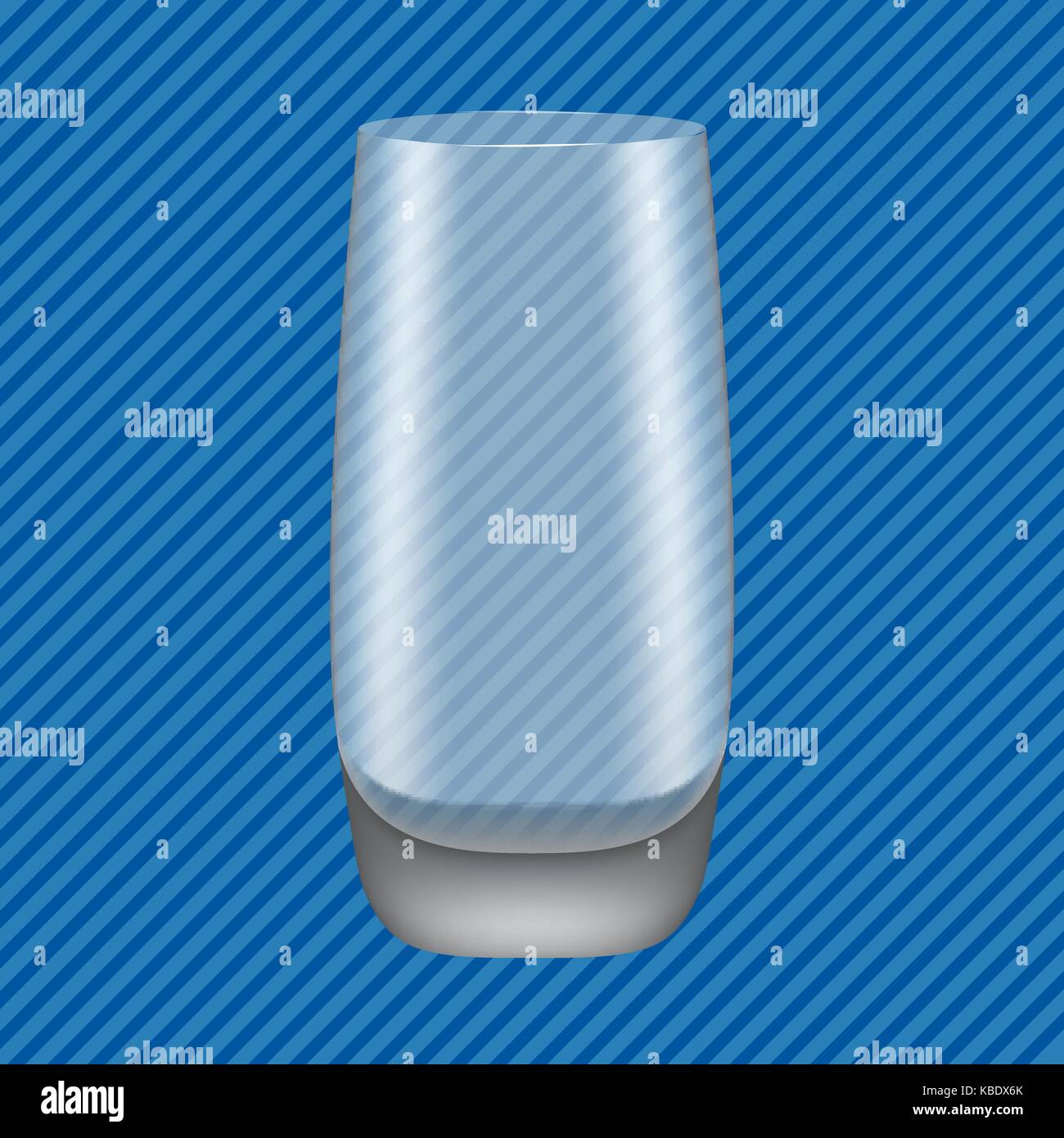Highball glass concept background, realistic style Stock Vector Image ...