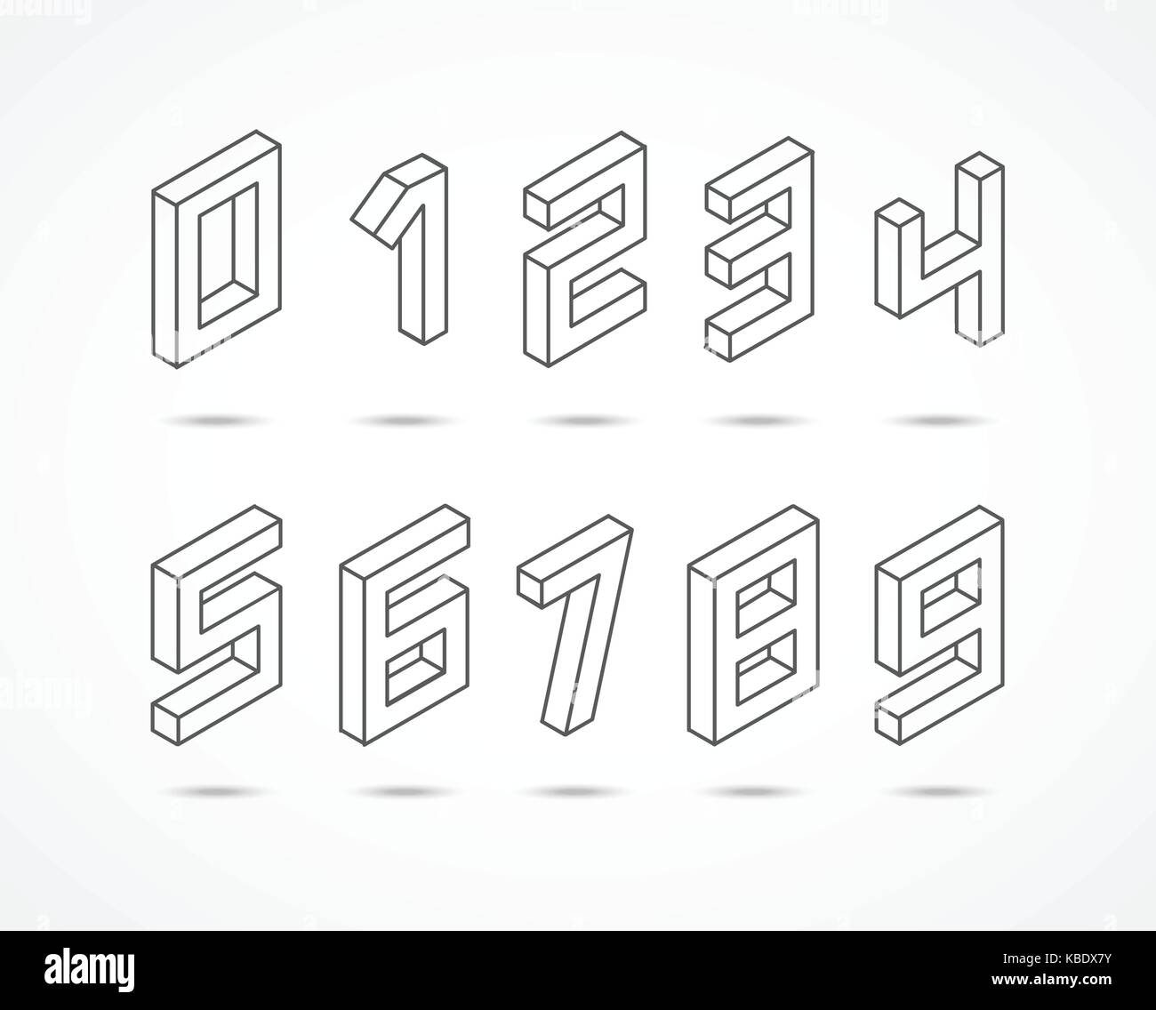 Isometric cube figure three hi-res stock photography and images - Alamy