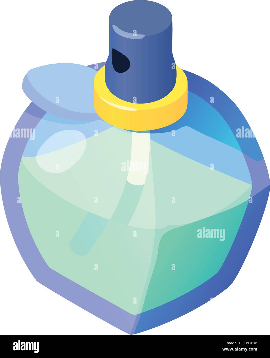 Luxury bottle perfume icon, isometric 3d style Stock Vector Image & Art ...