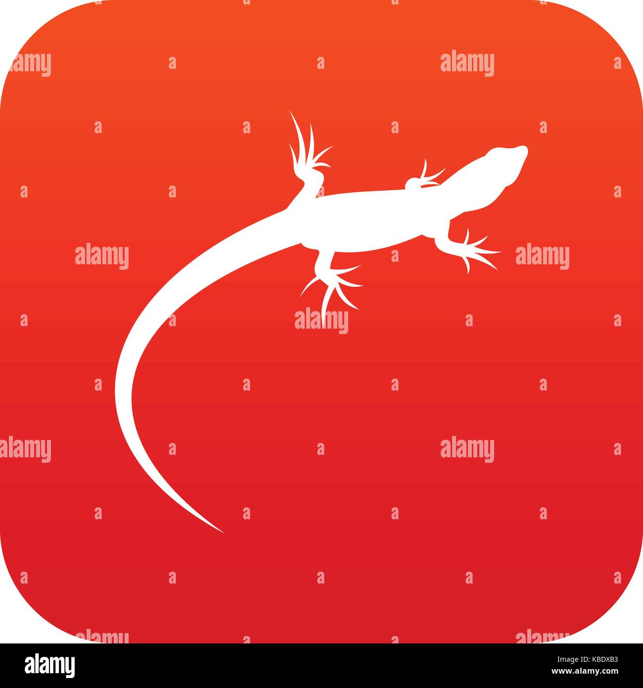 Lizard icon digital red Stock Vector Image & Art - Alamy