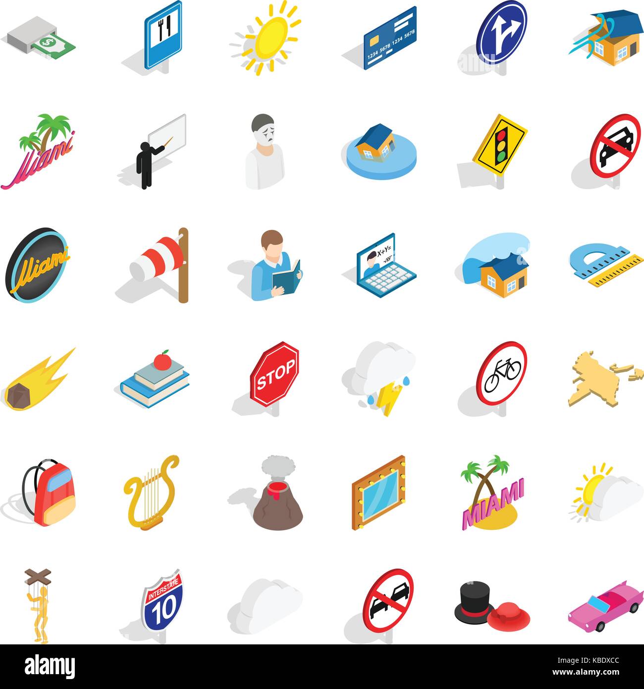 Island clock Stock Vector Images - Alamy