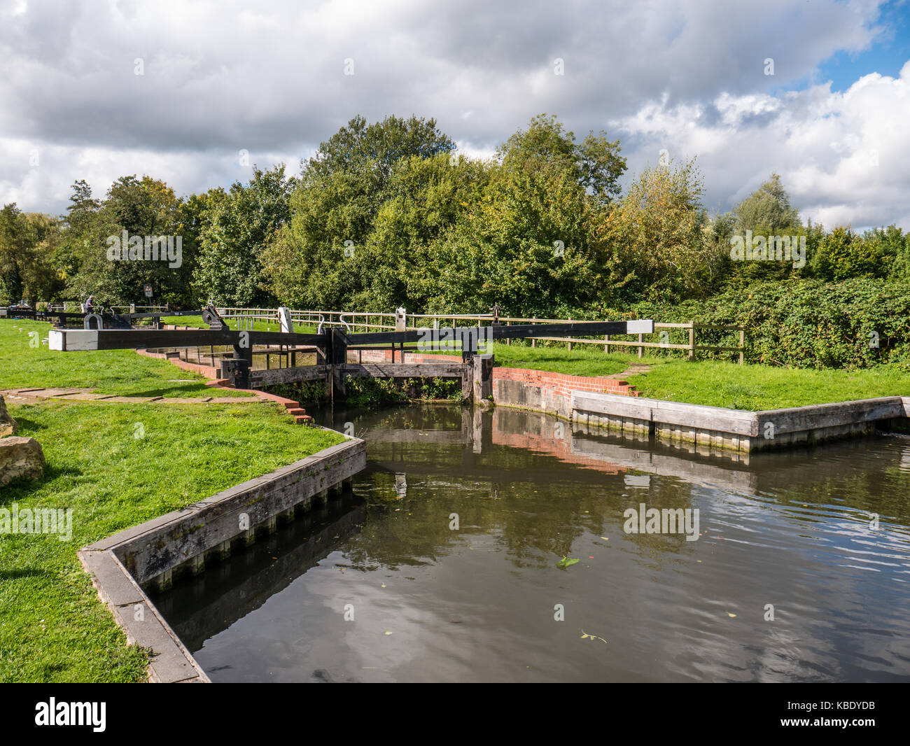 Sheffield Lock, Thale, River Kennet, Berkshire, England, UK, GB Stock ...