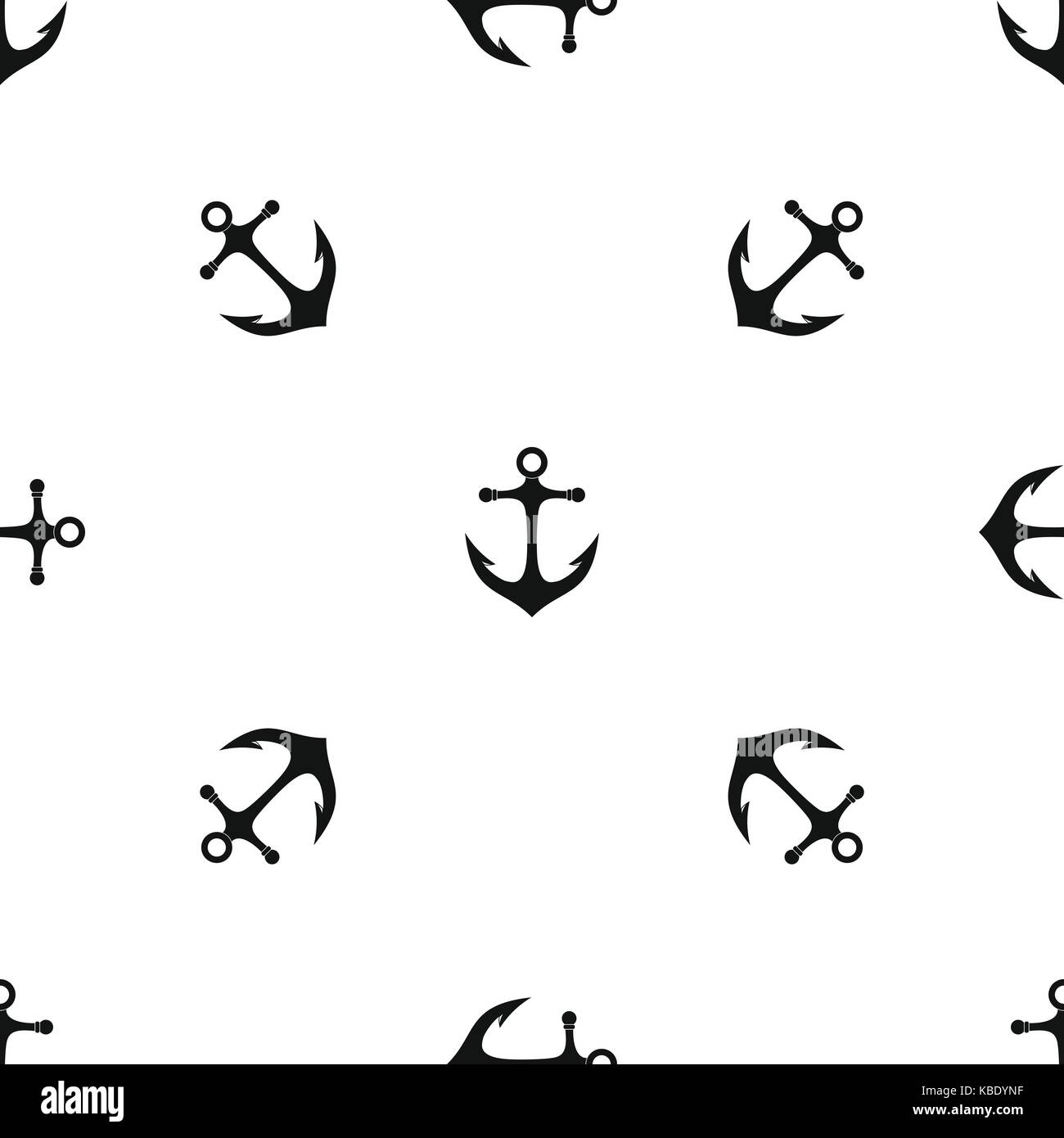 Anchor pattern seamless black Stock Vector Image & Art - Alamy