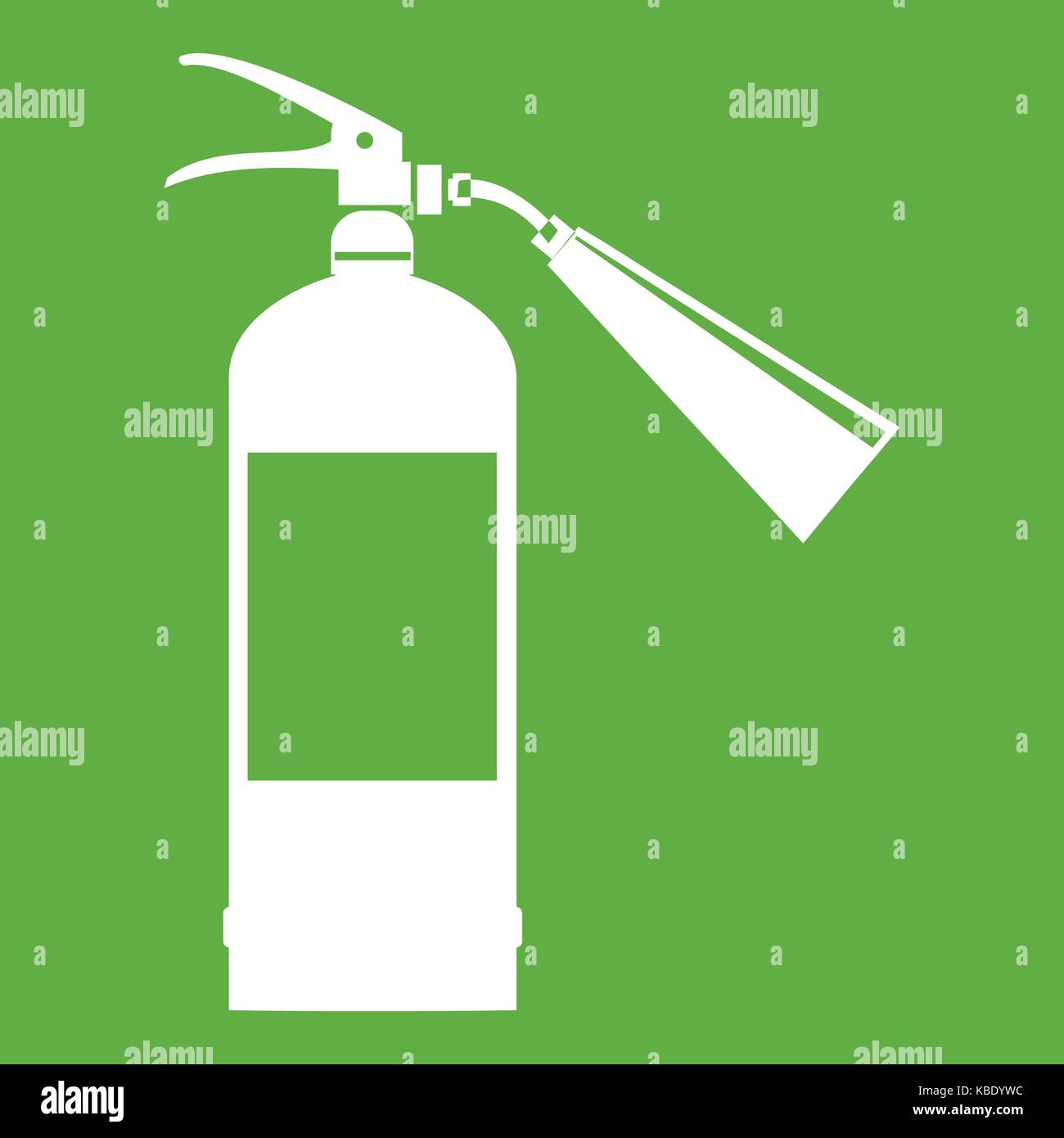 Fire extinguisher icon green Stock Vector Image & Art - Alamy