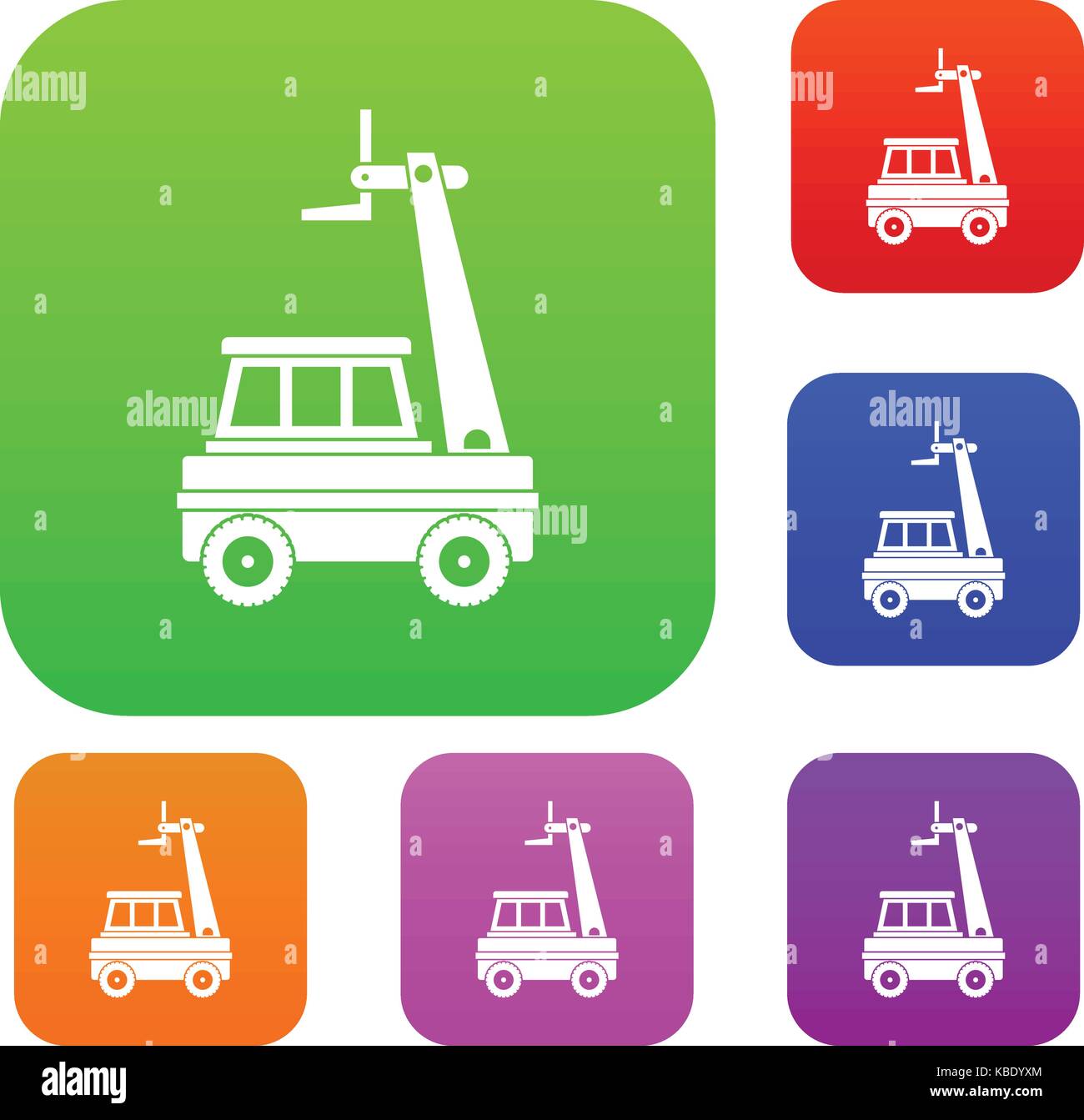Red cherry picker Stock Vector Images - Alamy