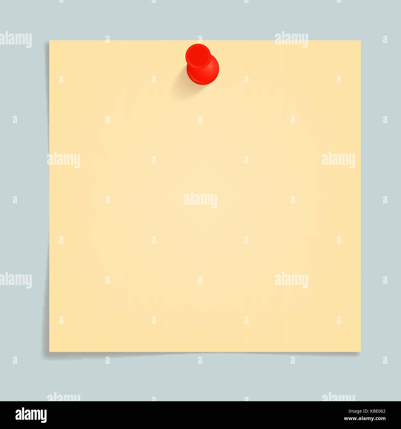 Yellow Memo Stick Concept Background Realistic Style Stock Vector Image And Art Alamy