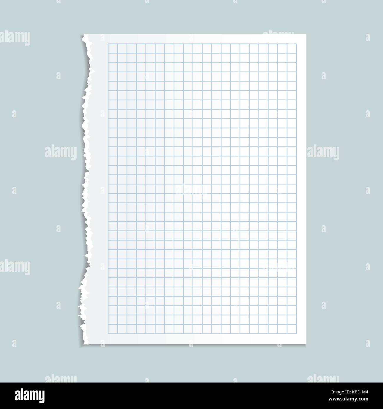 Notebook paper concept background, realistic style Stock Vector Image ...